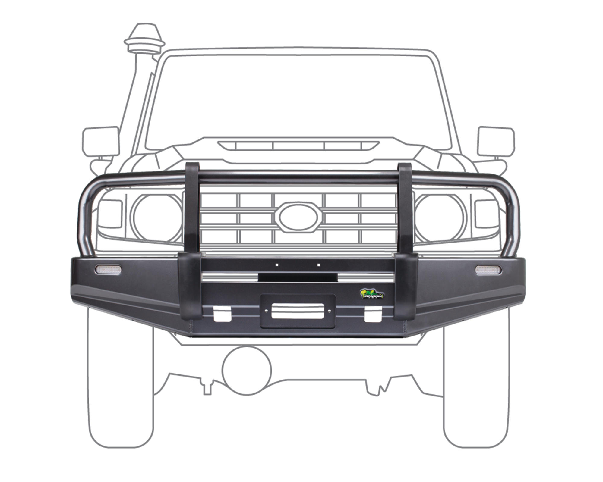 Commercial Bull Bar – Ironman 4x4 International